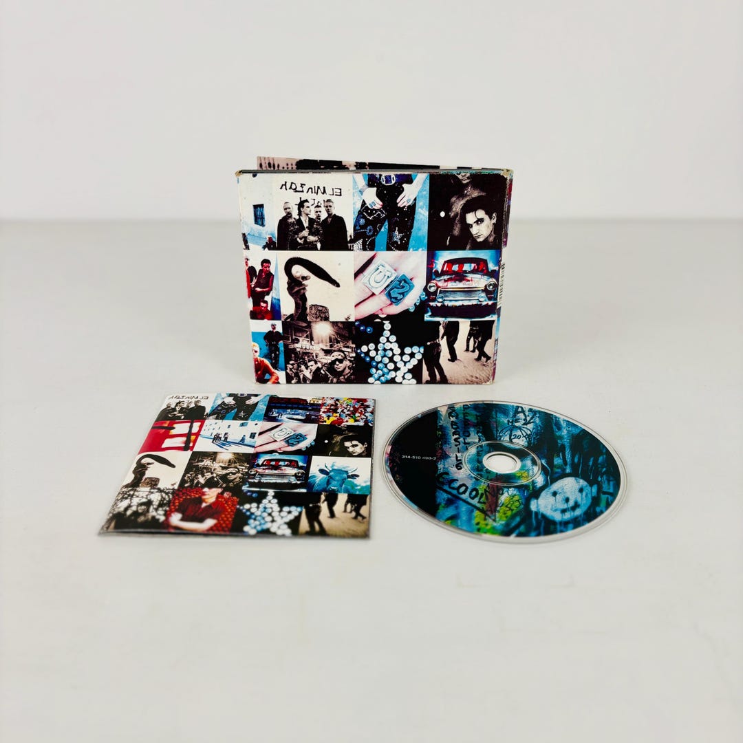 1991 U2 Achtung Baby CD With Original Booklet and Case, One ...