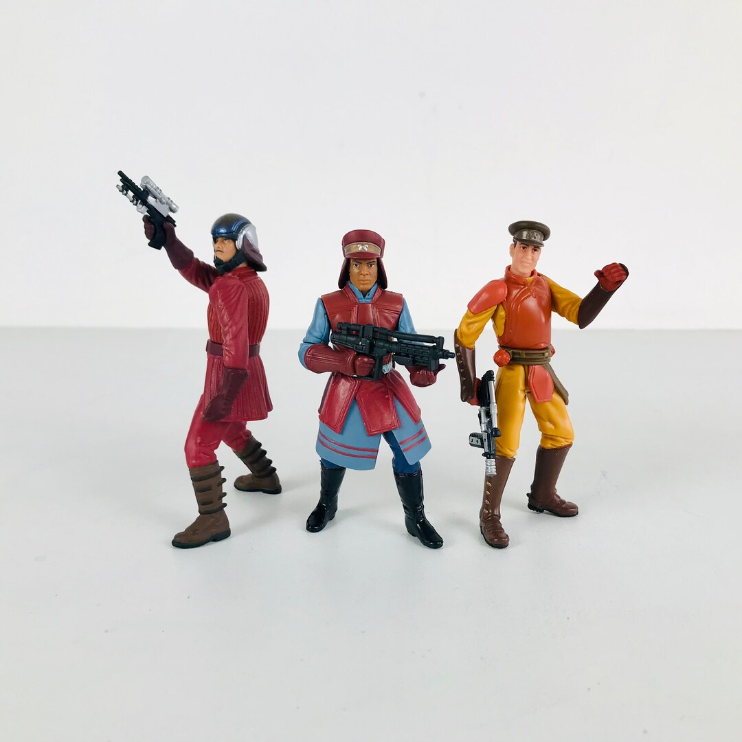 Star Wars Naboo Royal Security Guard Action Figures Lot of 3 From ...