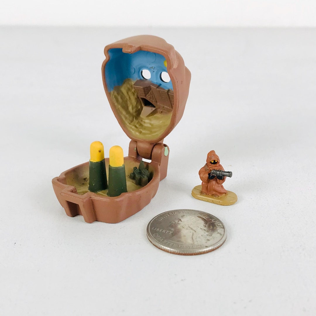 Star Wars Miniature Jawa Figurine / Planet Tatooine Transforming Head ...