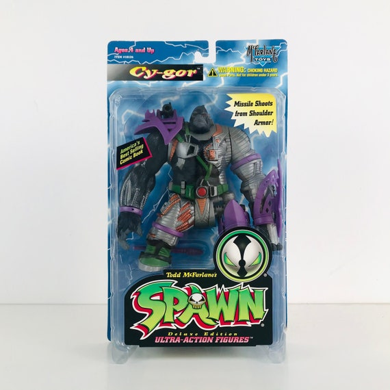 Vintage 1995 Spawn Ultra Action Figure Cy-gor the Cyborg - Etsy