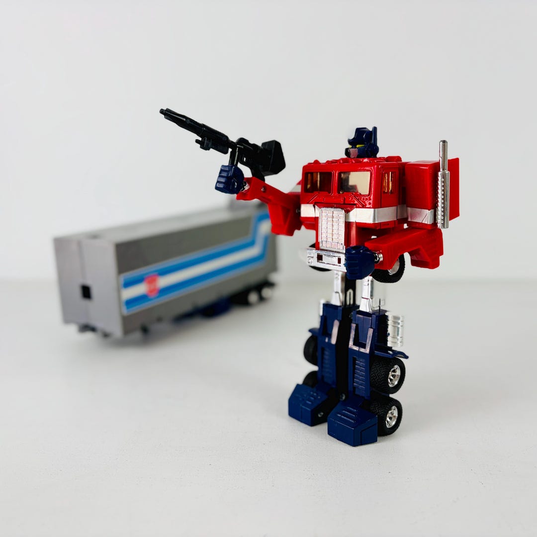 Vintage 1984 Original Transformers G1 Optimus Prime Toy With With ...