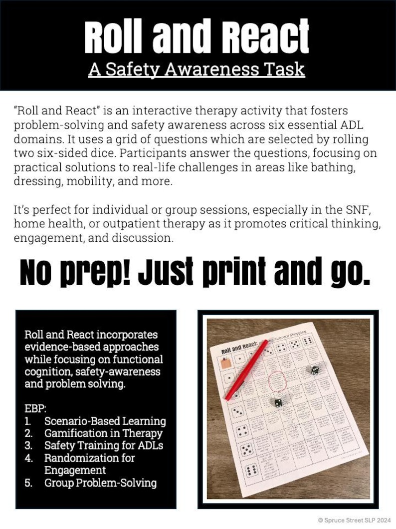 Roll and React: A Dice-rolling Safety Awareness Task for Adult Speech ...