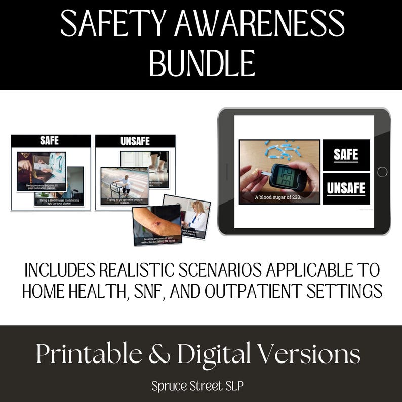 Interactive Safety Awareness Activities for Dementia and Aphasia - Etsy
