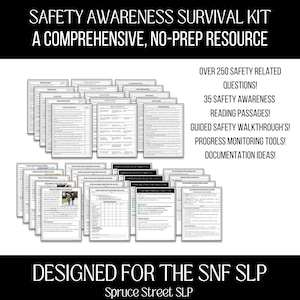 Safety Awareness Survival Kit for Adult Speech Therapy - Etsy