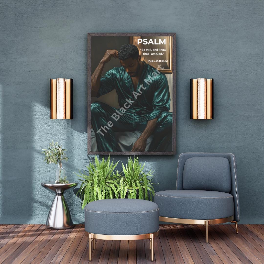 Faith-based Printable Black Art - Etsy