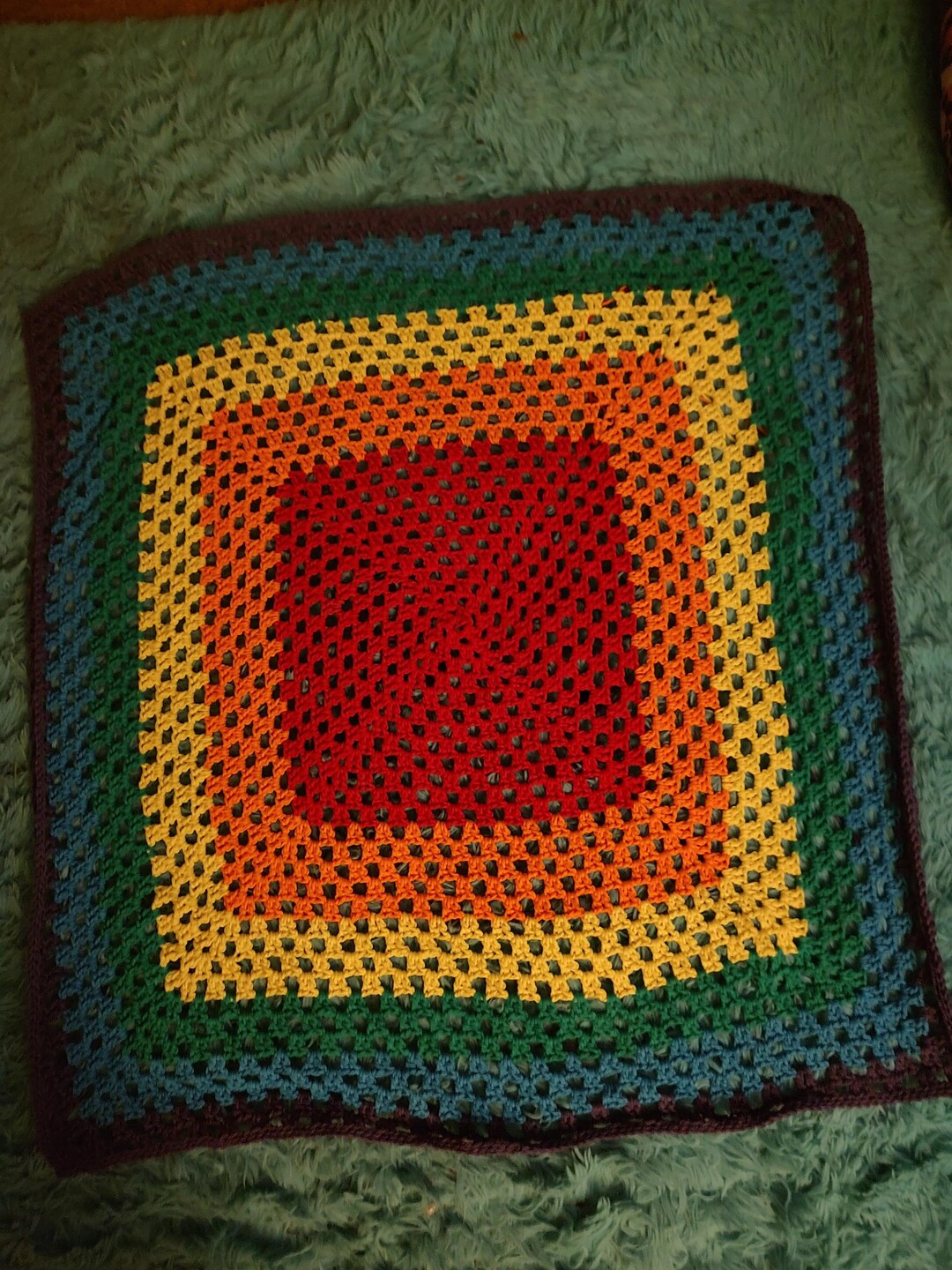 Rainbow Doile for Your Table - Etsy