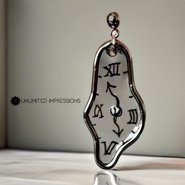 Clock Earrings - Etsy