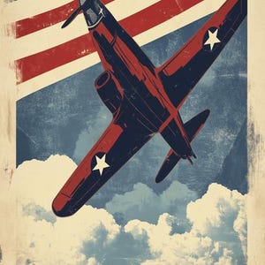 Vintage Poster: Wings of Freedom - Etsy