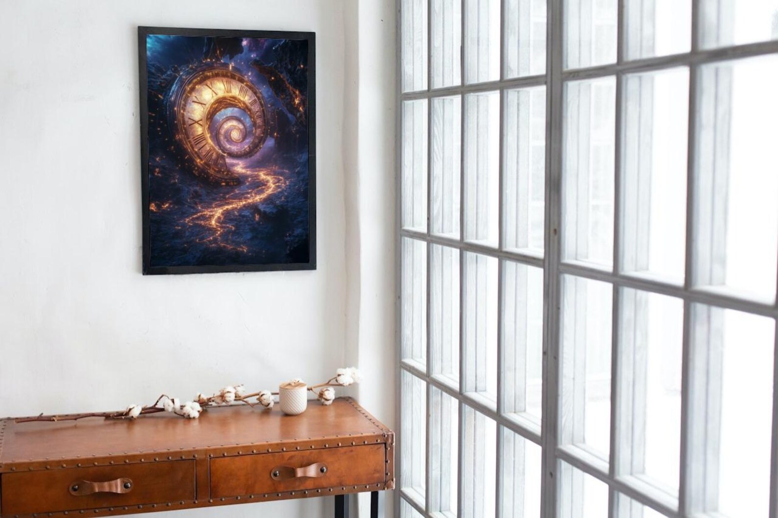 Psychedelic Poster: Time Spiral Vision Infinite Path - Etsy