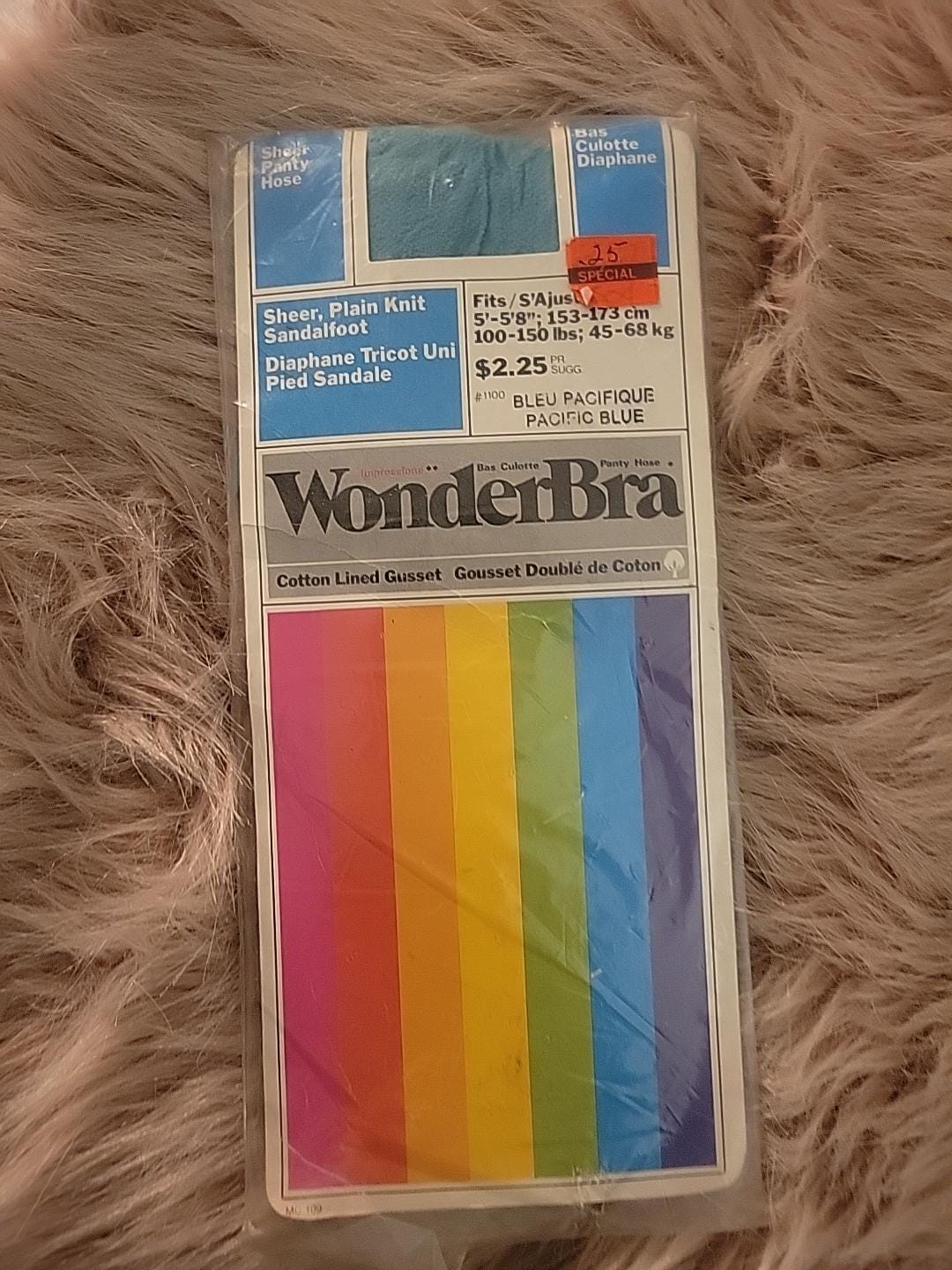 Vintage Pantyhose Vintage Tights Wonderbra Blue - Etsy