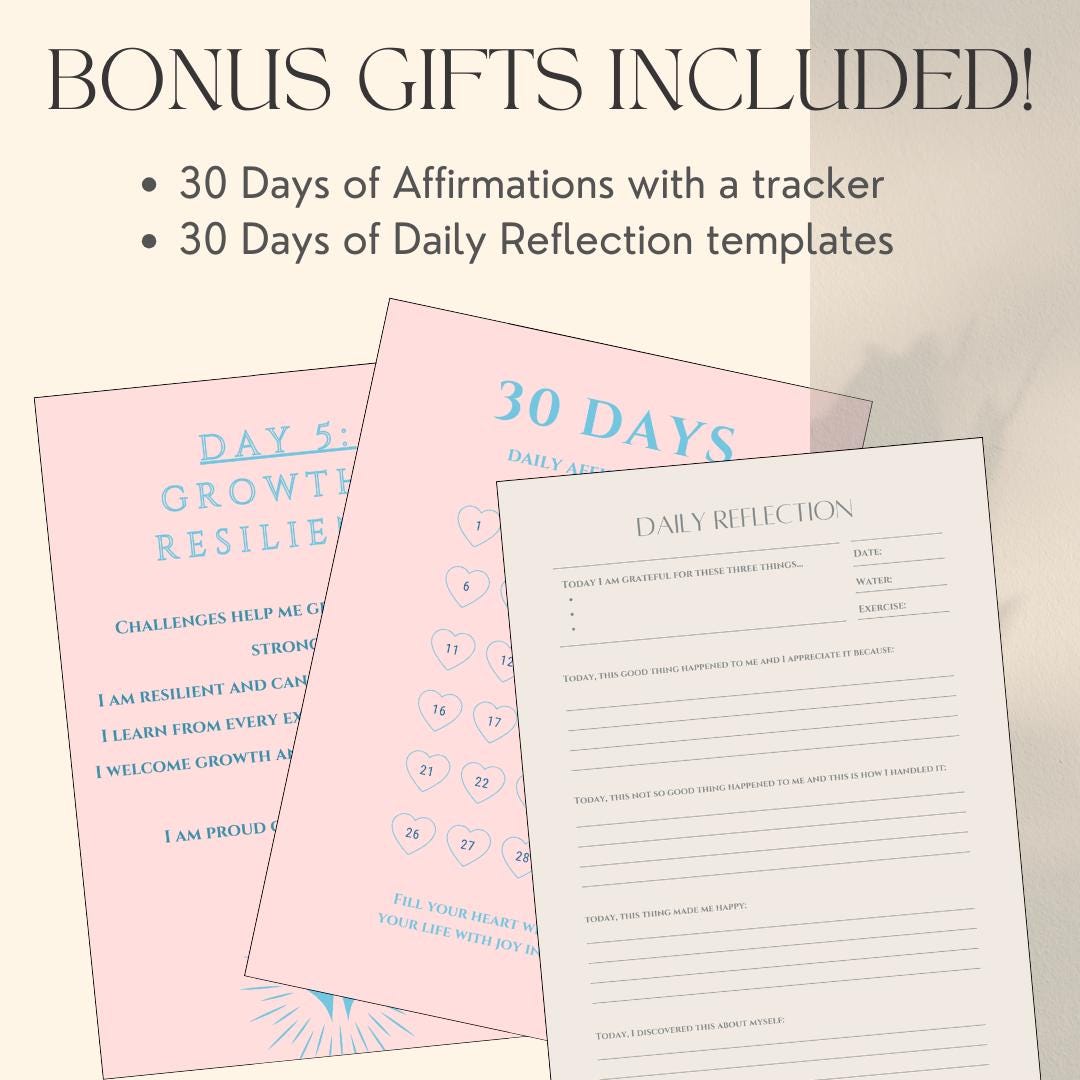 2025 Printable Planner Calendar, Goal Setting, Habit Tracker & Daily ...