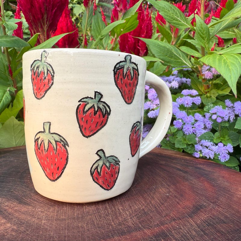 Sgraffito Mug - Etsy