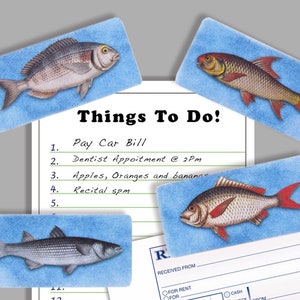 Fish Themed Refrigerator Magnets, Deep Blue Ocean Themed S/4 ...