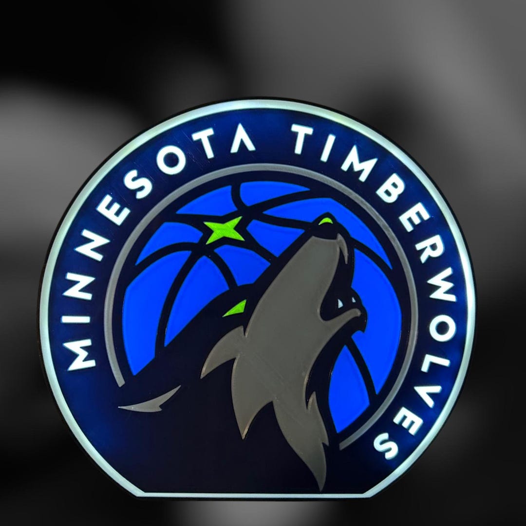 Minnesota Timberwolves Light Box - Personalized Nightlight ...