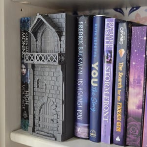 Medieval Stonefront Drawers Book Nook | 3D Printed Bookshelf Decor ...