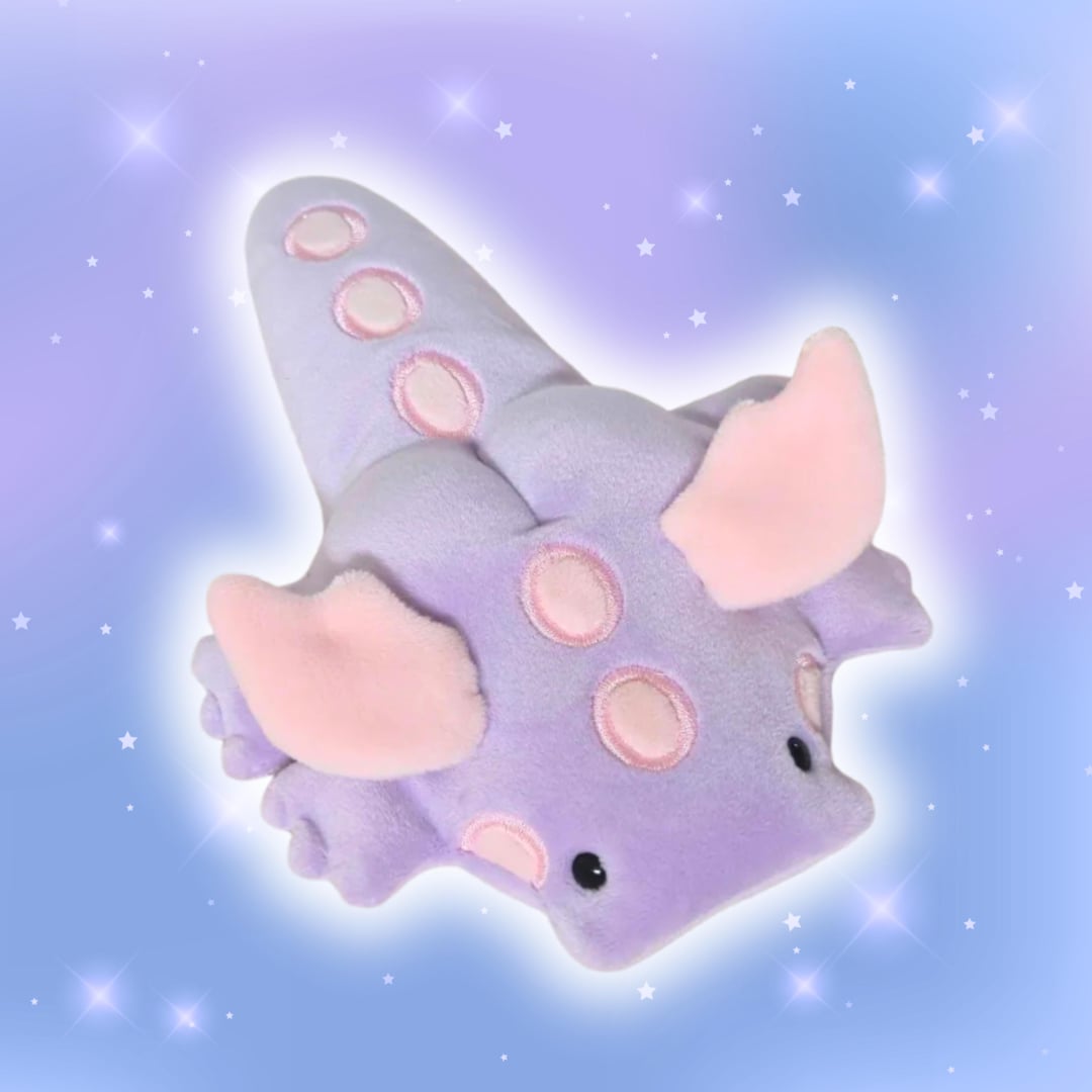 Handmade Dragon Plush Beanie Purple Pink: Sensory Stuffed Animal ...