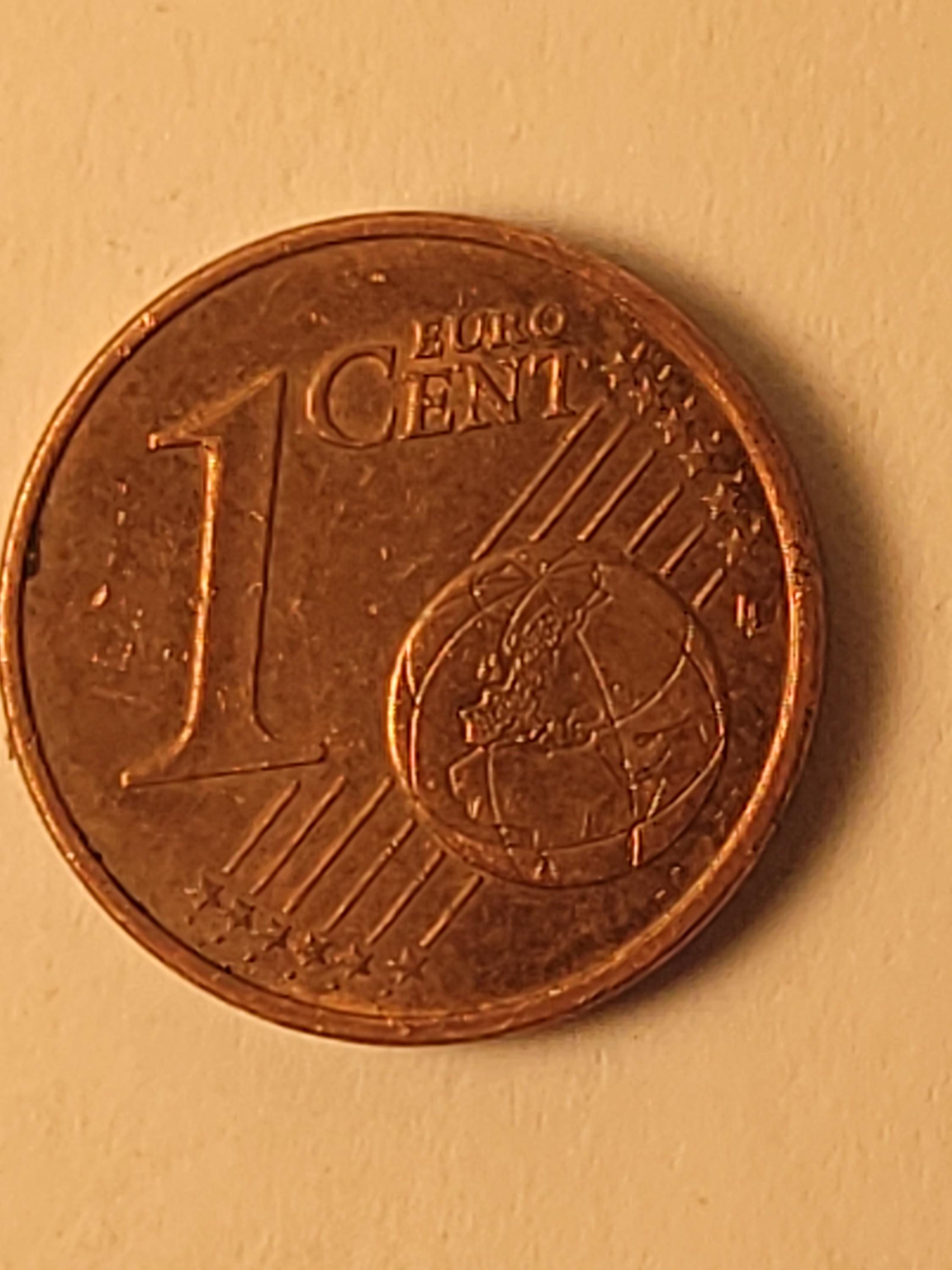 Rare 2002 German One Cent Euro Coin,d - Etsy