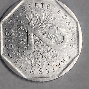 France 1979 Two Franc Coin - Etsy