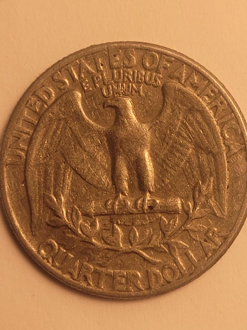1966 U.S Quarter,no Mint Mark,letter Errors - Etsy