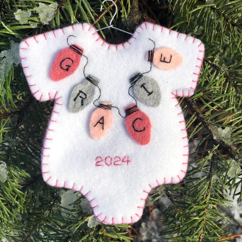 Needlepoint Onesie - Etsy