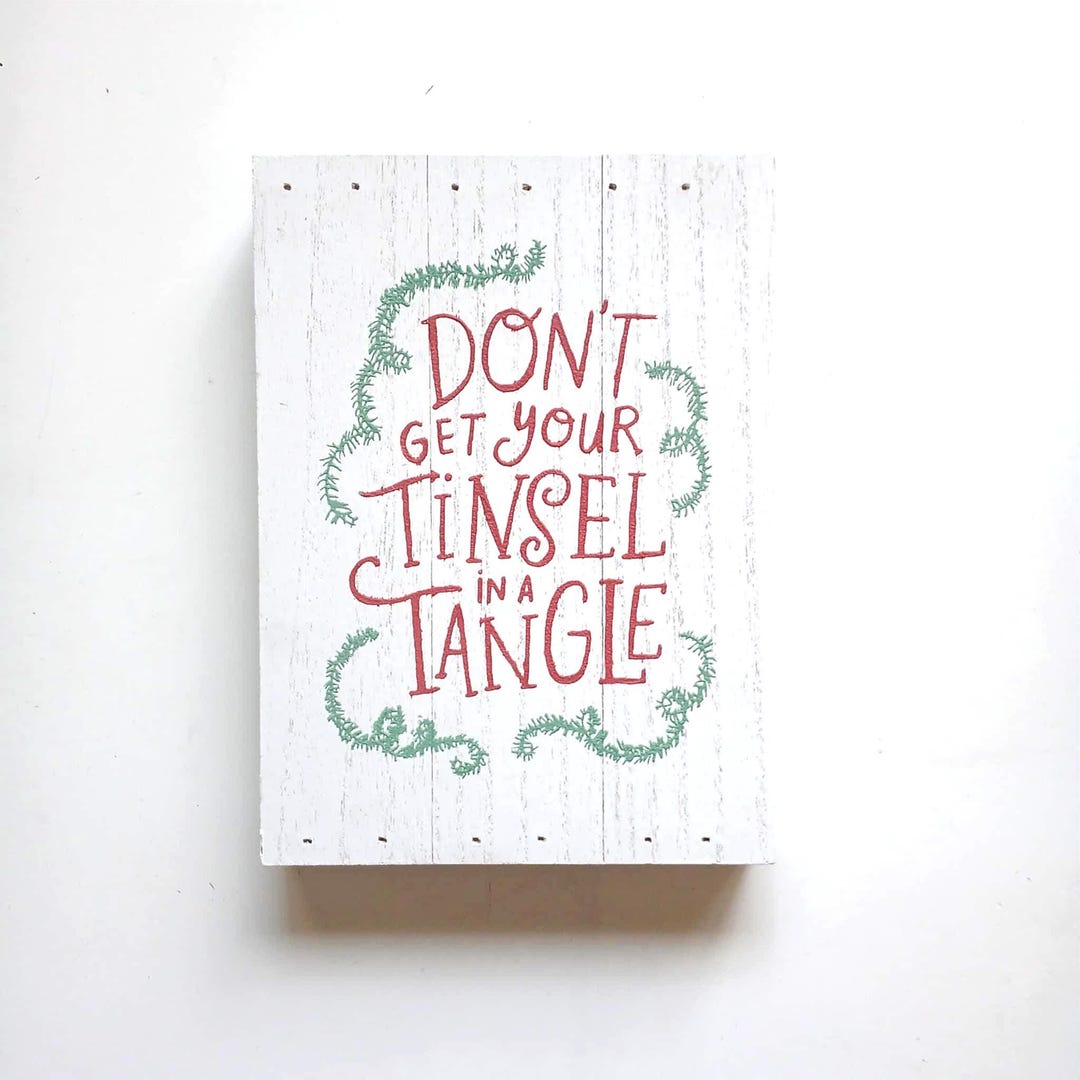 Funny Christmas Wooden Sign - Etsy