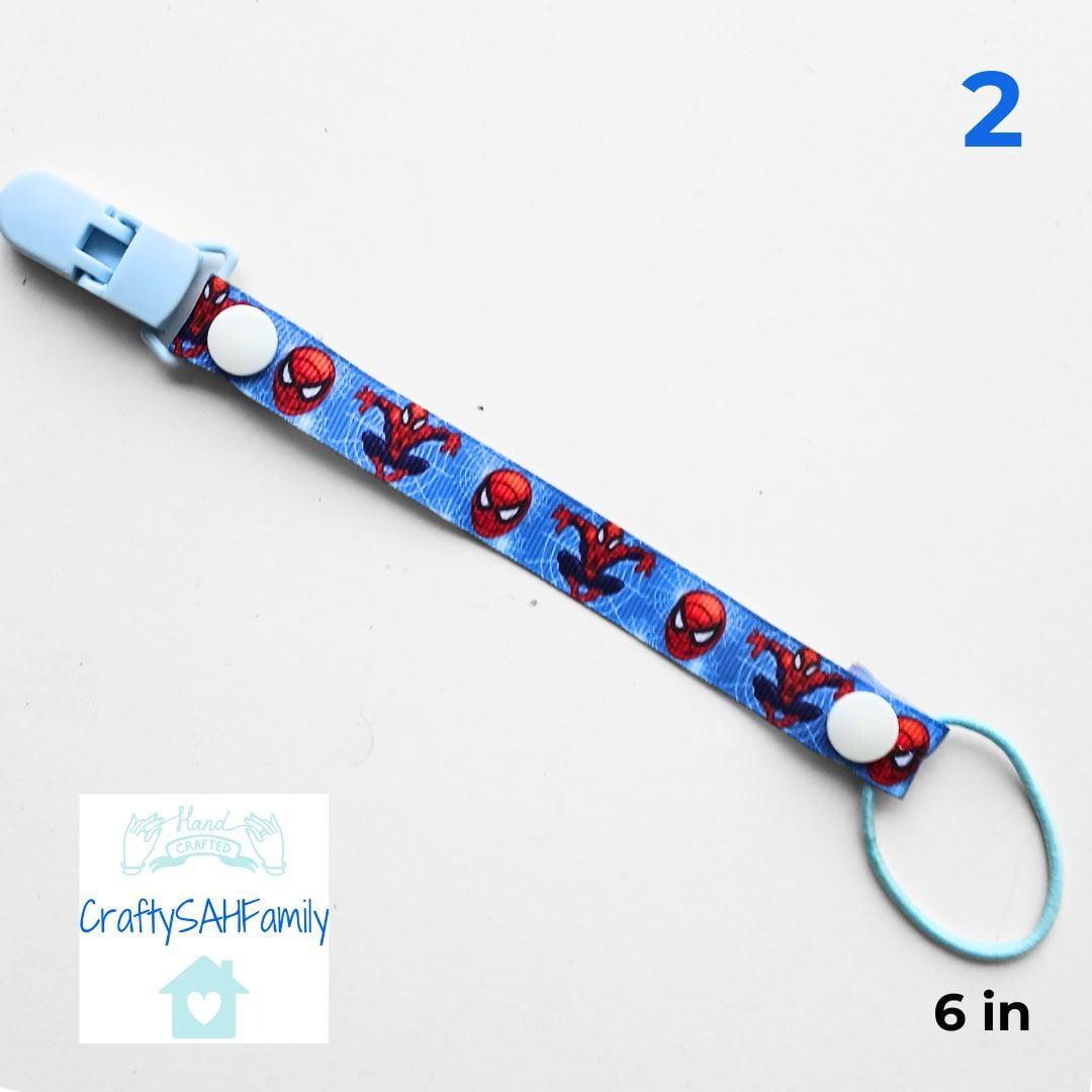 Spider-man Pacifier/toy Clip - Etsy