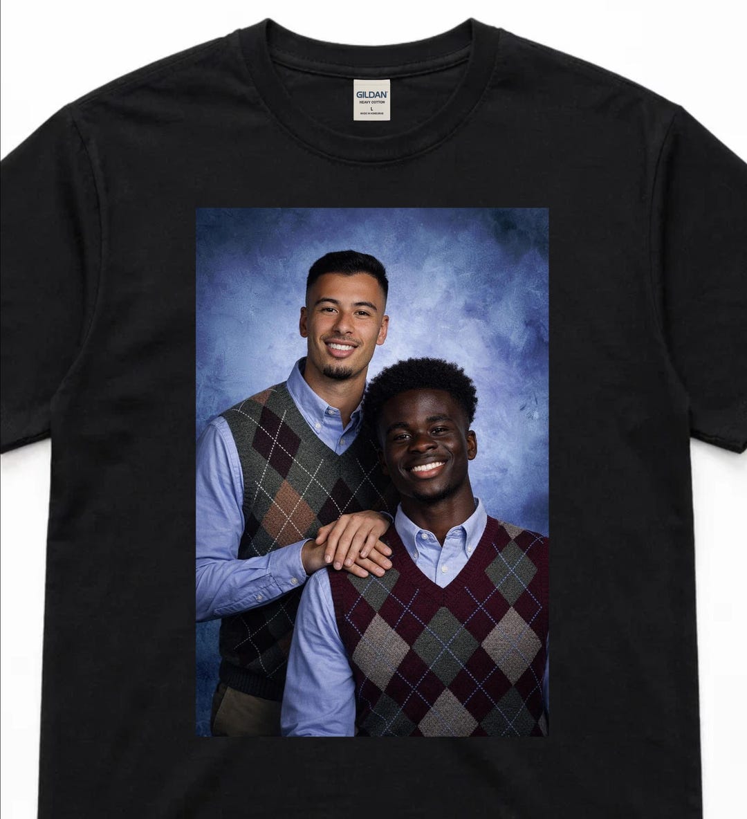 Bukayo Saka & Gabriel Martinelli Step Brothers Parody T-shirt | Arsenal ...