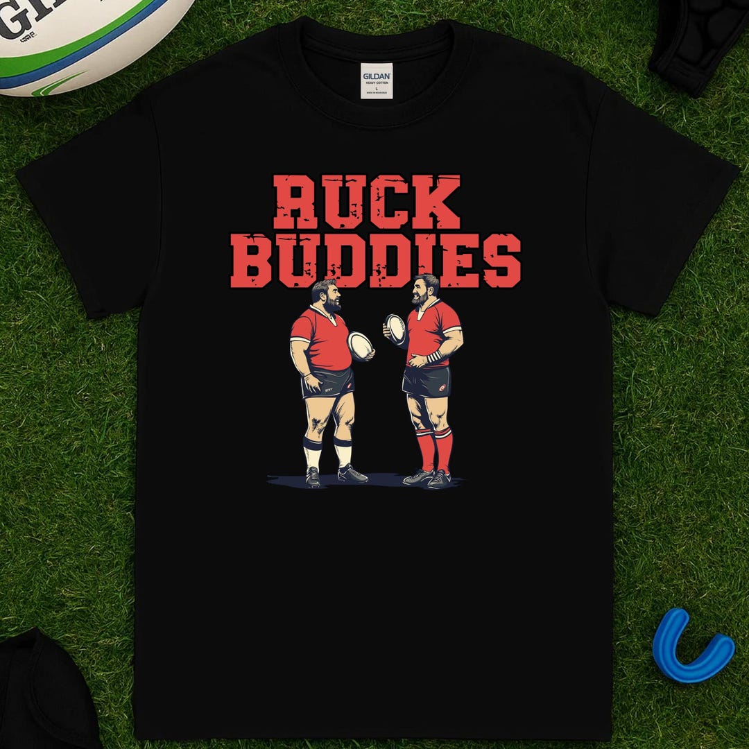 Rugby Ruck Buddies T-shirt: Funny Sports Fan Tee - Etsy
