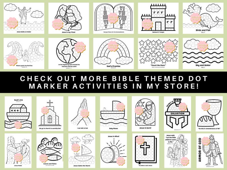 Jesus Washes Disciples Feet Bible Dot Marker Sunday School Church Craft ...