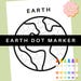 Earth Dot Marker Coloring Page | Planet-themed Fine Motor Activity - Etsy