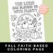 Fall Harvest Basket Coloring Page | the Lord Has Blessed Us ...