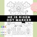 Easter Jesus is Alive Sunday School Bible Dot Marker Church Craft - Etsy