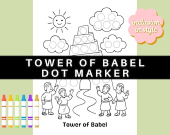 Parable of the Talents Dot Marker Coloring Page | Bible Story Craft for ...
