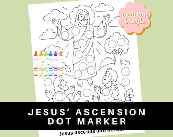Joseph and the Coat of Many Colors Dot Marker Coloring Page | Bible ...