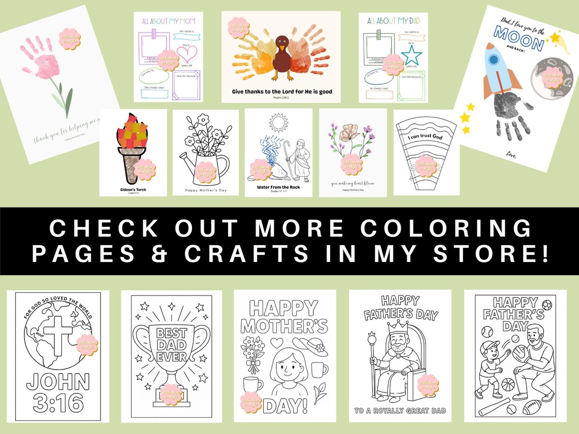 I Can Trust God Torch or Horn Craft Template | Bible Story Activity - Etsy