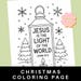Jesus is the Light of the World Lantern Coloring Page | Christian ...