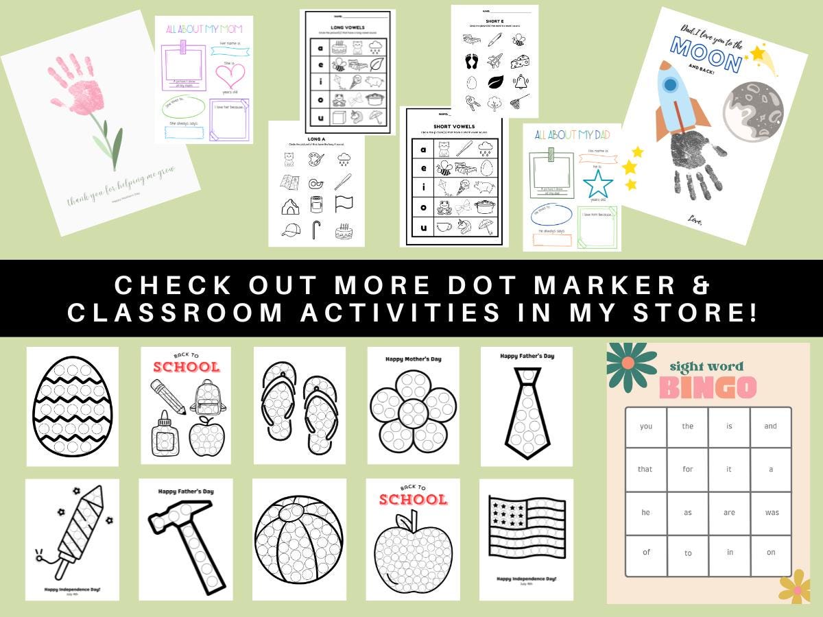 Father's Day Golf Dot Marker Page | Best Dad by Par - Etsy