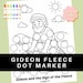 Gideon and the Fleece Dot Marker Coloring Page – Bible Activity - Etsy