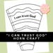 I Can Trust God Torch or Horn Craft Template | Bible Story Activity - Etsy