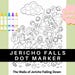 Walls of Jericho Fall Dot Marker Page | Joshua 6 Bible Activity ...