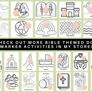 Joseph Interprets Pharaoh’s Dreams Dot Marker Coloring Page | Bible ...