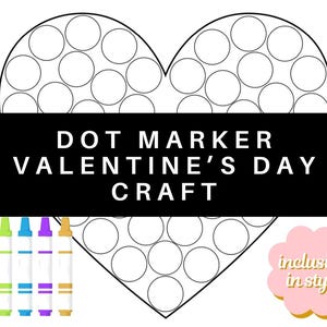 Valentine’s Day Dot Marker Page – "jesus Loves Me" Heart - Etsy