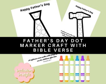 Prayer Bible Dot Marker Sunday School Church Craft - Etsy