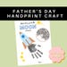 Father’s Day Rocket Ship Handprint Craft | I Love You to the Moon and ...