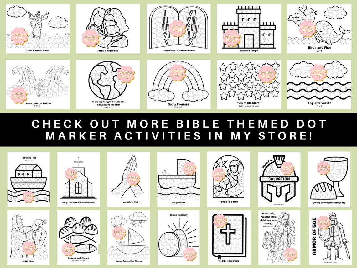 John the Baptist Dot Marker Page | Bible Story Activity | Sunday School ...