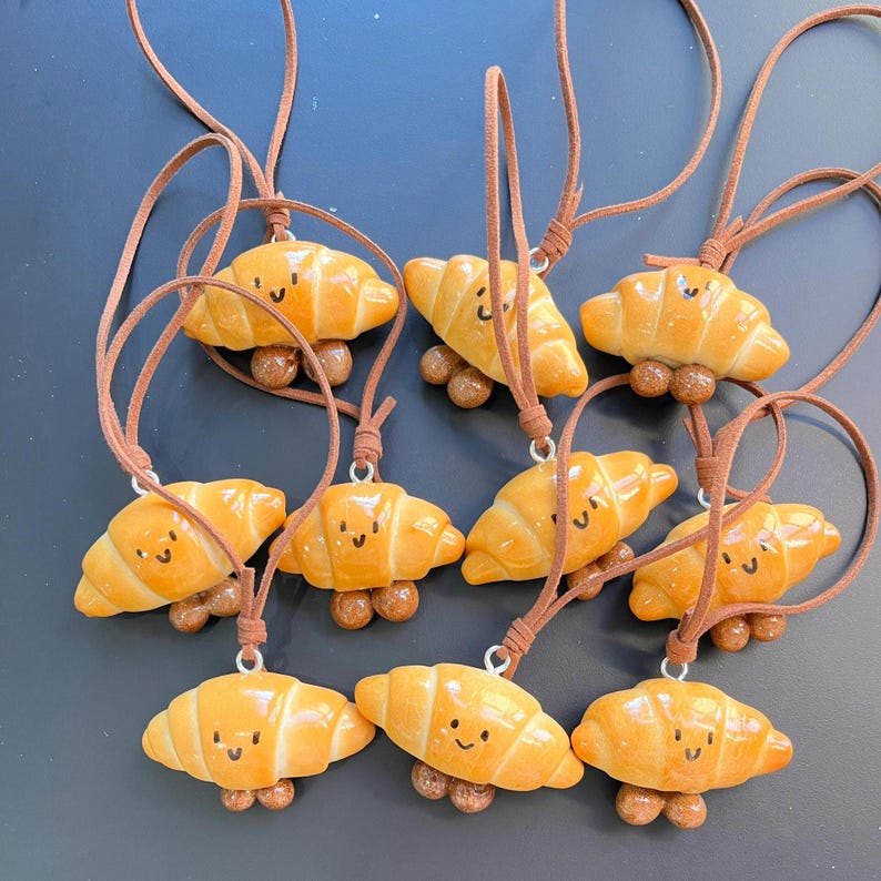 Handmade Real Bread Keychain & Bag Charm | Cute Pretzel, Donut, Cat ...