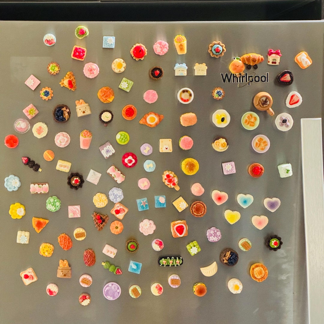 Random Magnet Set | Food Magnets, Cute Decors, Refrigerator Magnets ...