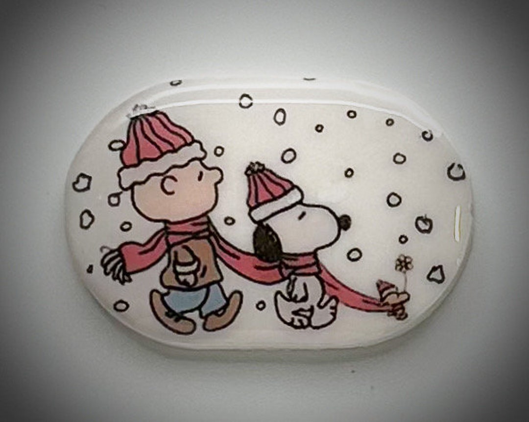 Charlie Brown Snoopy Woodstock 35mm X50mm Rounded Oval - Etsy Canada