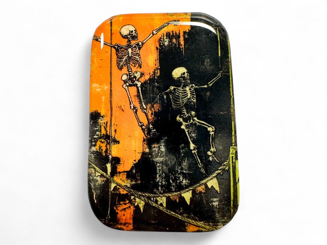 Skeleton Trapeze 35mm X 50mm Rounded Rectangle - Etsy