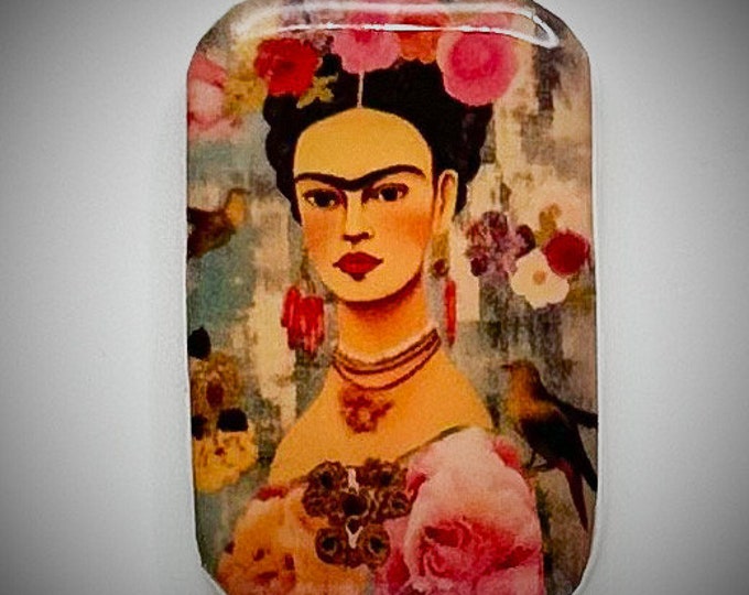 Freida Kahlo 30 X 45mm Rounded Rectangle - Etsy